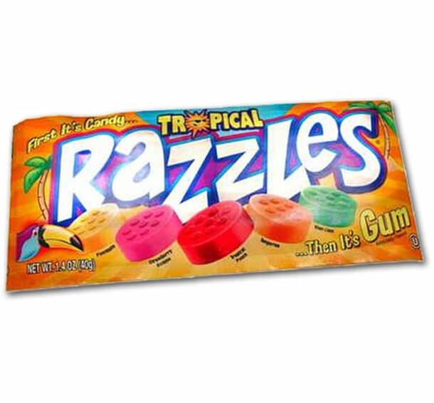 Pack of Razzle’s Tropical – NaperNuts & Sweets